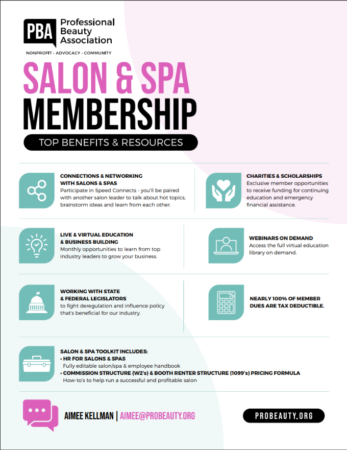 Salon & Spa Membership & Benefits | Pro Beauty Association
